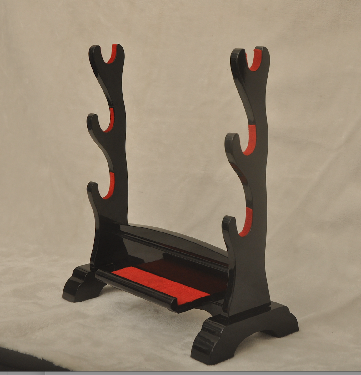 Black Gloss 3 Sword Stand – Wicked Swords Canada